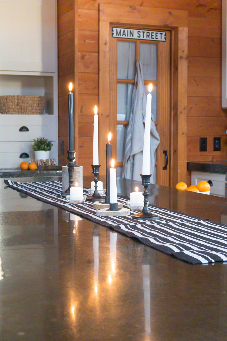 DIY $4 Custom Table Runner No Sewing Required - CREATIVE CAIN CABIN