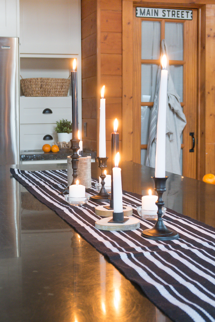 DIY $4 Custom Table Runner No Sewing Required - CREATIVE CAIN CABIN