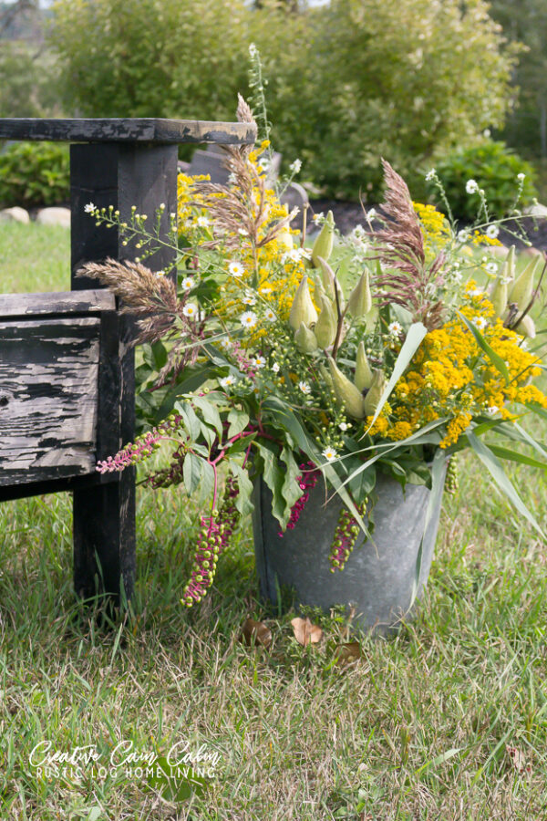 Foraging For A Fall Wildflower Bouquet - CREATIVE CAIN CABIN