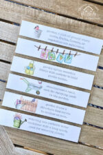 Watercolor Garden Themed Bookmarks - Download and Print - CREATIVE CAIN ...